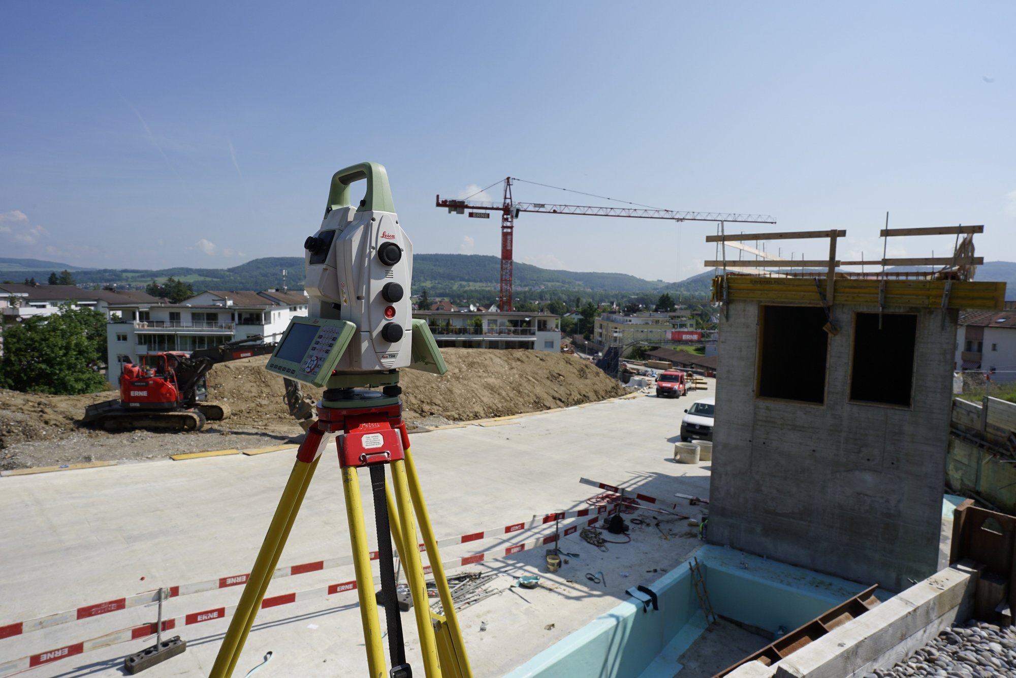 Surveying for the Bad Zurzach eastern bypass