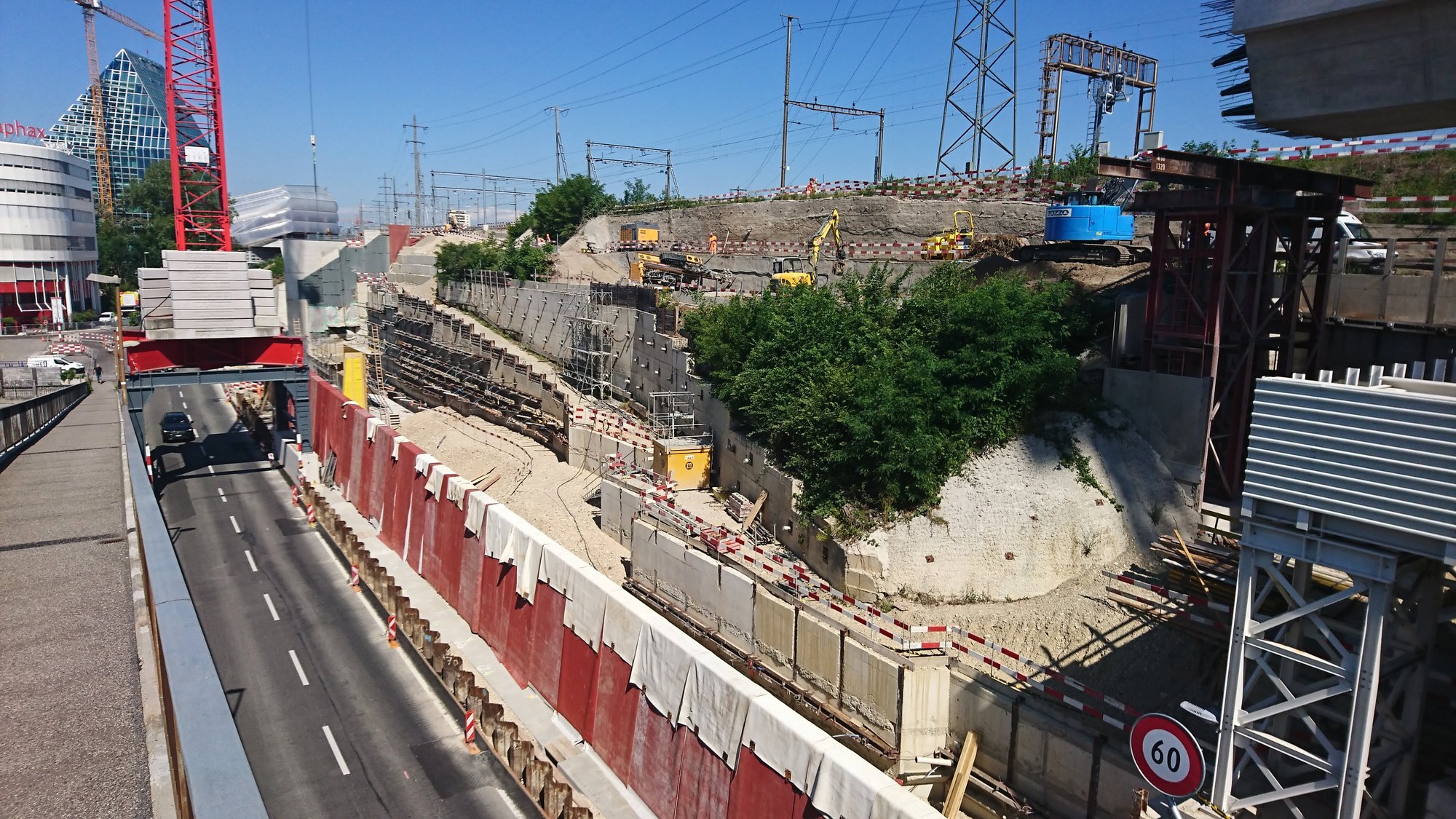 Repair N03 Murg - Walenstadt: retaining walls