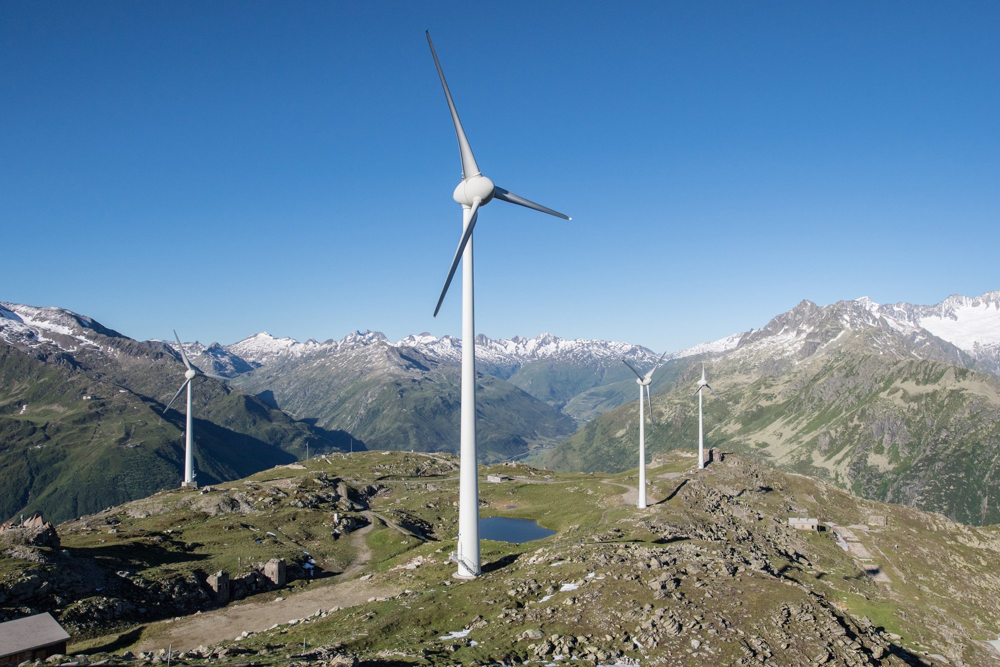 Windpark Gütsch: Repowering und Erweiterung