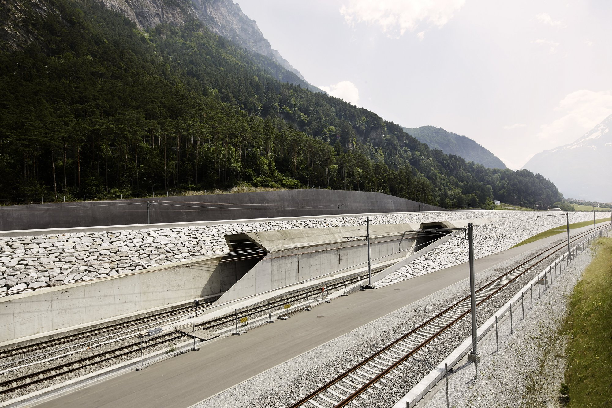 Northern approach to the Gotthard Base Tunnel