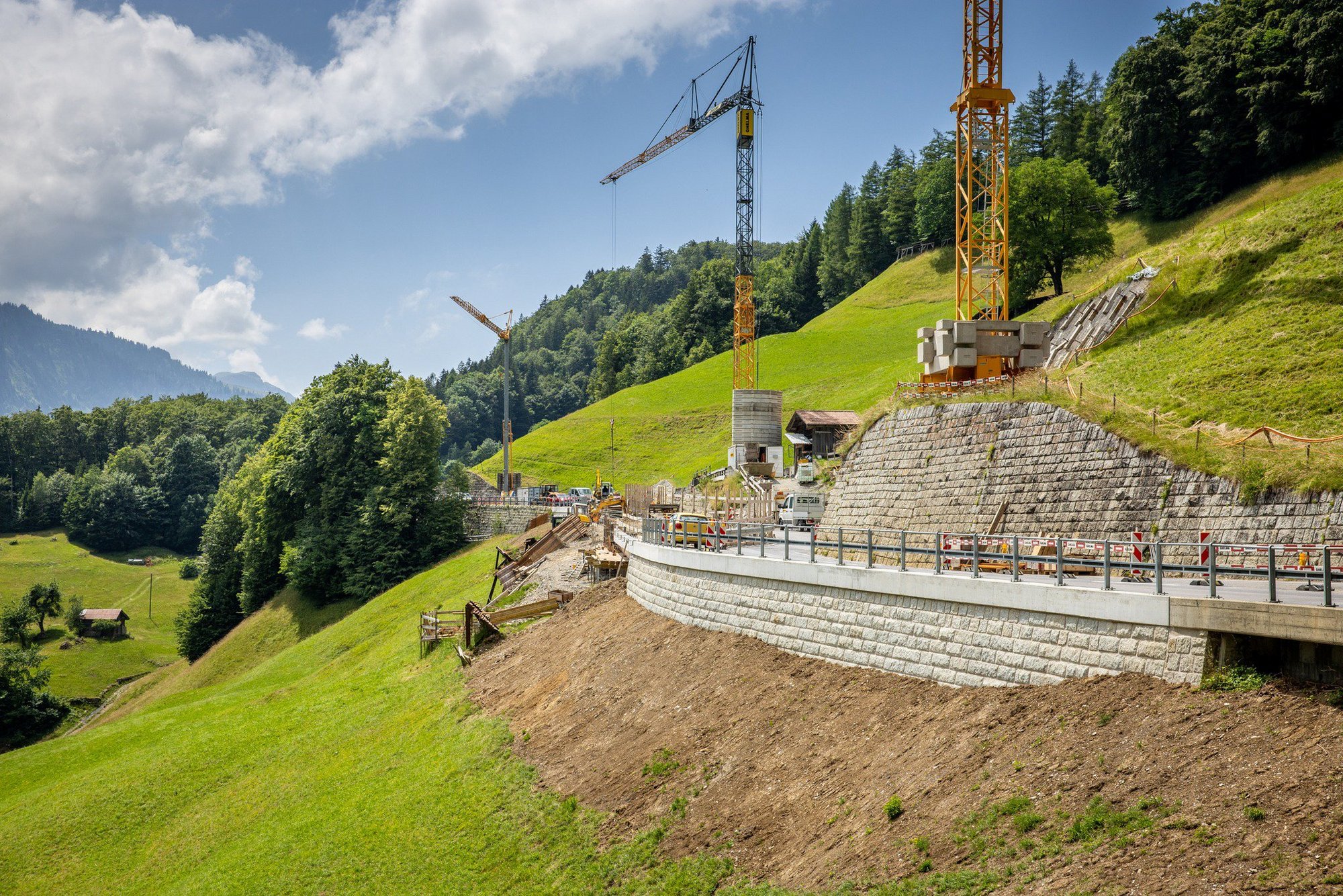 Brünig-Meiringen cantonal road: Renewal of engineering structures